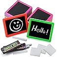 Amazon.com: Neon Chalkboard Set for Kids - (Pack of 24) Mini Chalk ...