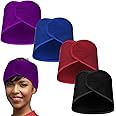 Amazon.com: Haysandy Hairband, 4 Pieces Mesh Hair Wrap for Black Women ...