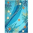 Amazon.com: Homefires Underwater Coral and Starfish 5-Feet by 7-Feet ...