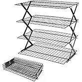 Amazon.com: Cooling Rack, 3-Tier Stainless Steel Stackable Baking ...