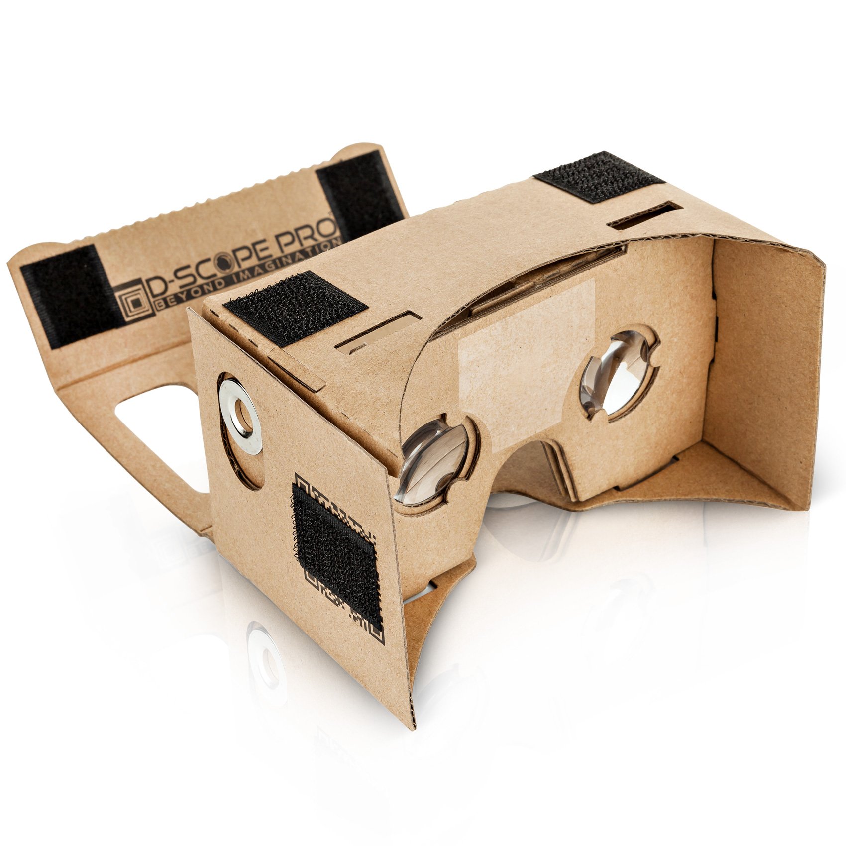 D-scope Pro Google Cardboard Kit with Straps 3D Virtual Reality ...