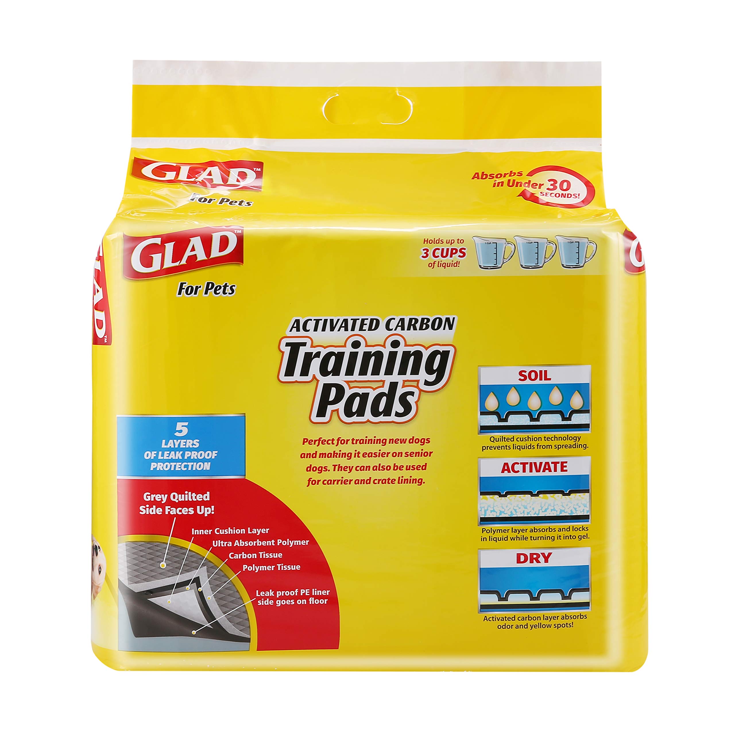 Glad For Pets Black Charcoal Puppy Pads New Improved Puppy Potty glad-for-pets-black-charcoal-puppy-pads-new-improved-puppy-potty