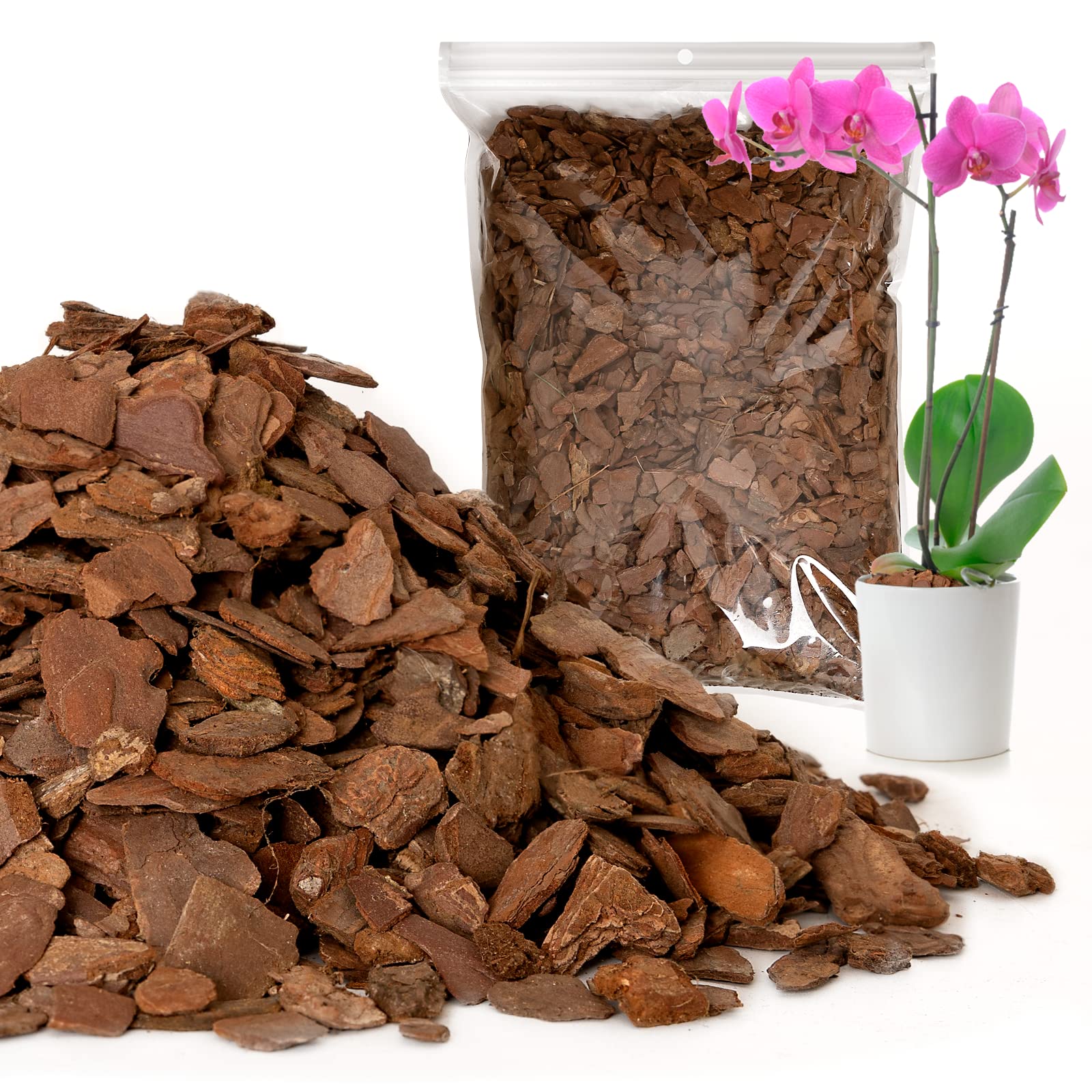 Mua 4 Quarts Orchid Bark for Plant, Orchid Potting Soil, Chunky Pine ...