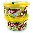 Amazon.com: Sapolio Dishwashing Cream Soap 2 Pack 360 g Each Lemon ...