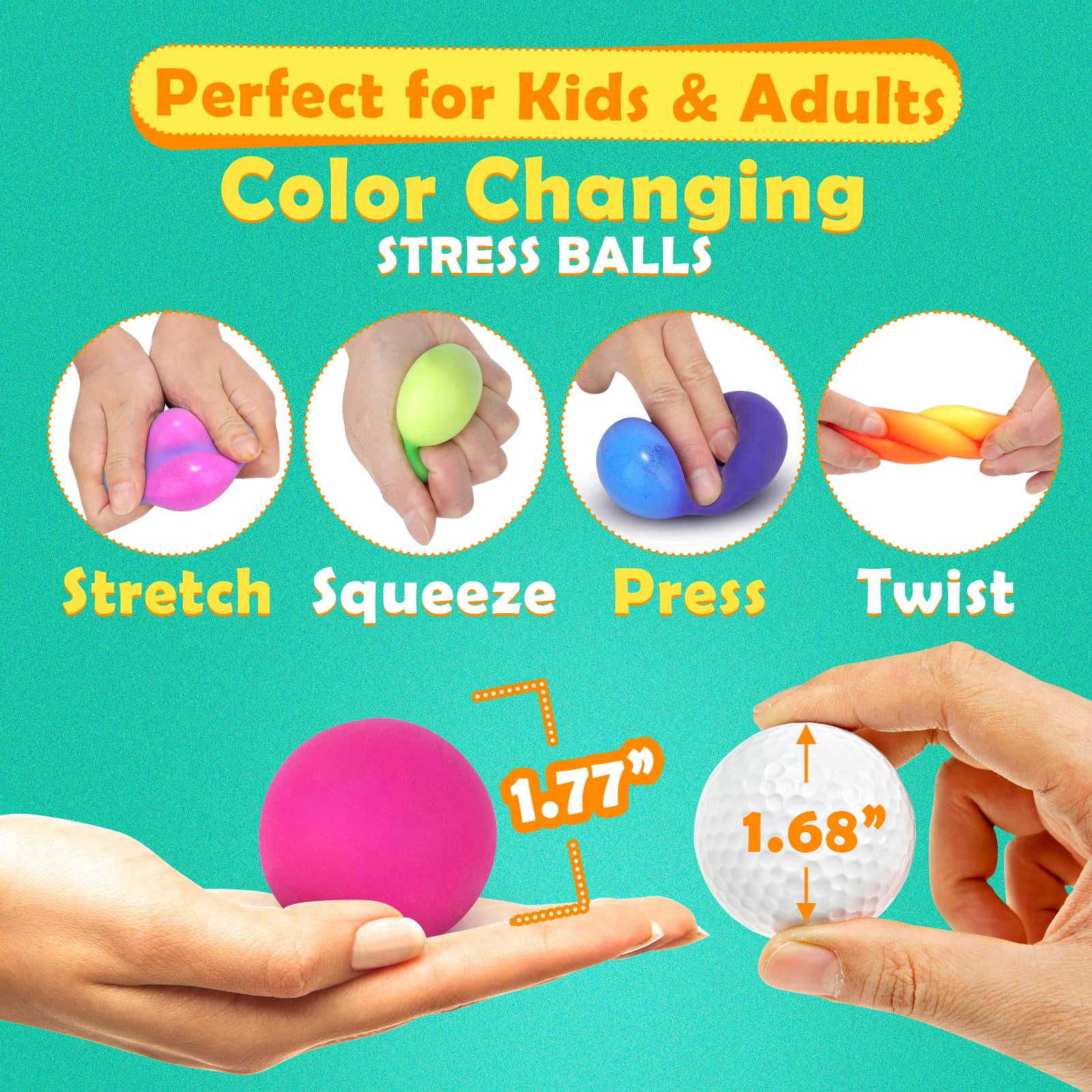 Mua KLT Stress Balls Bulk for Kids and Adults: 32 Pack Mini Squishy ...