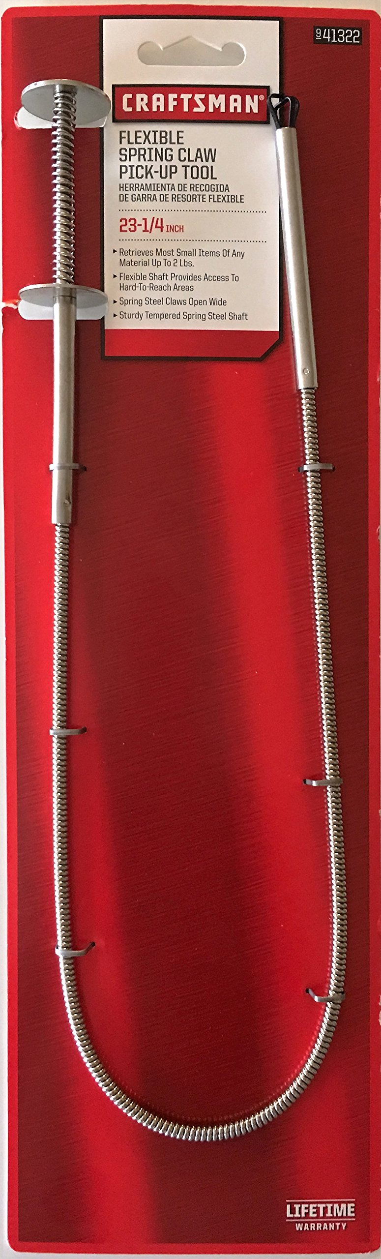 Craftsman Flexible Spring Claw Pick Up Tool, 23 1/4 Inch, 941322, for ...