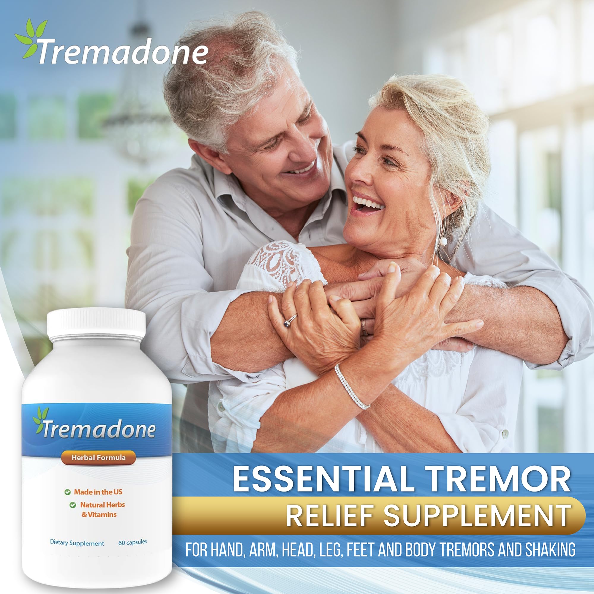 Mua Tremadone - Essential Tremor Relief Supplement for Hand, Arm, Head ...
