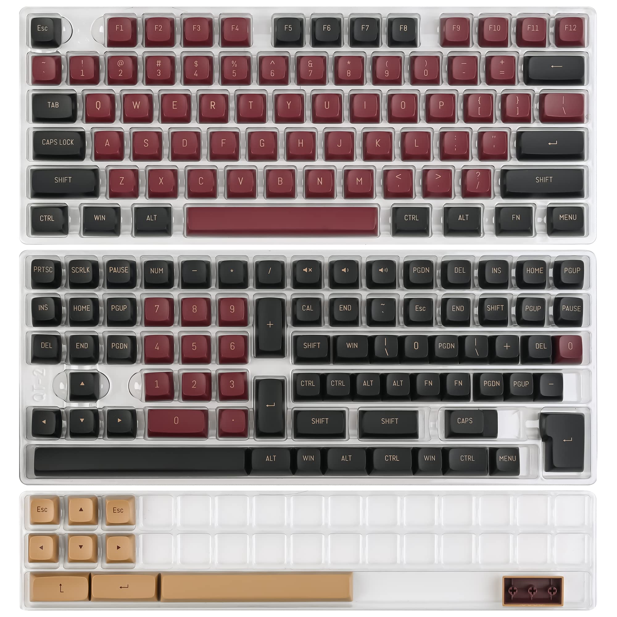 Mua 160-Key CSA Profile Keycaps PBT Key Cap Set with 7U Spacebar for US ...