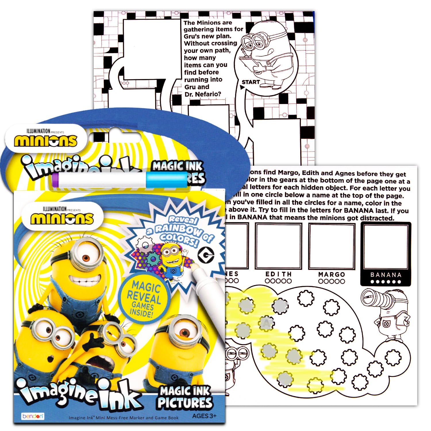 Mua Despicable Me Minions Magic Ink Coloring Book and Play Set (Imagine ...