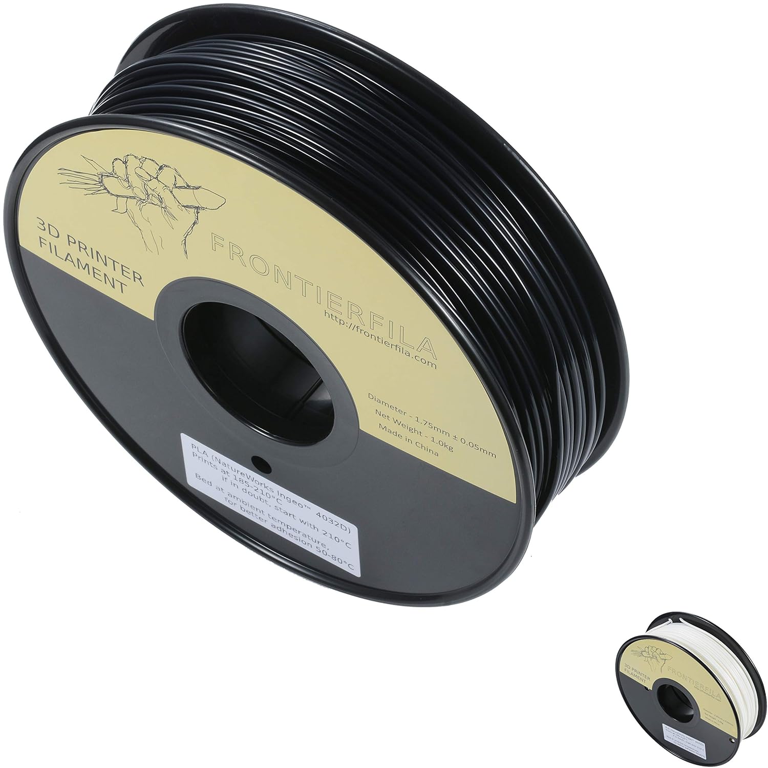 Filament Set for 3D Printer FrontierFila 4x250g 1.75mm Nylon/PETG/Flex ...
