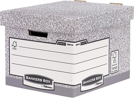 Bankers Box System Standard Archive Box with Almost Betty System From 100 Recycled Cardboard bankers-box-system-standard-archive-box-with-almost-betty-system-from-100-recycled-cardboard
