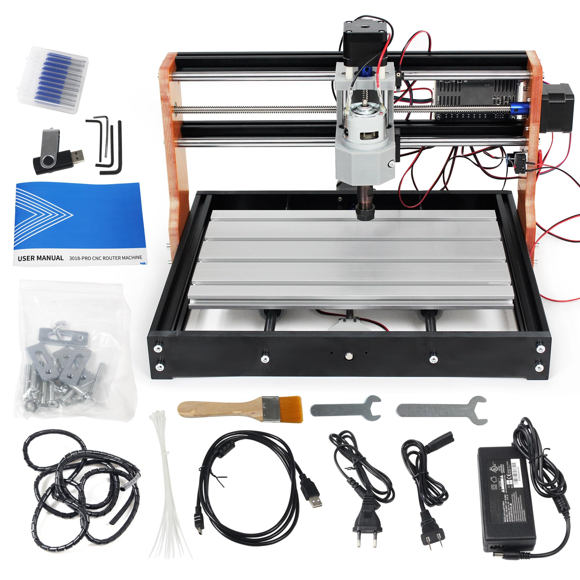 Mua RATTMMOTOR Upgrade 3018-PRO CNC Wood Router Machine Kit 3 Axis GRBL ...