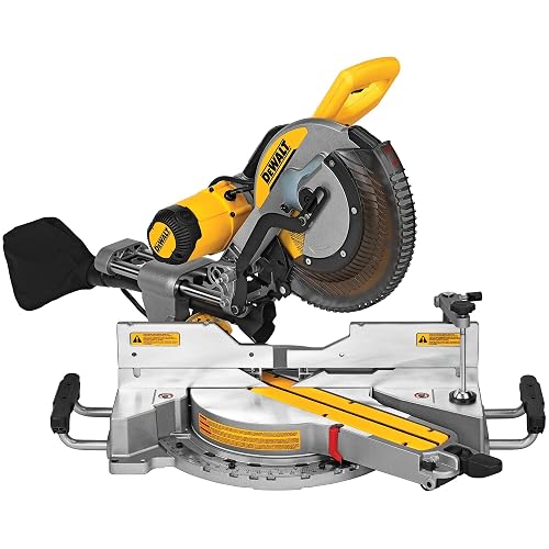 DEWALT Miter Saw, 12-inch Double Bevel Sliding Compound Miter Saw with ...