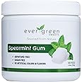 Amazon.com : Evergreen Sweets Chewing gum -100 Pieces Jar - Natural ...
