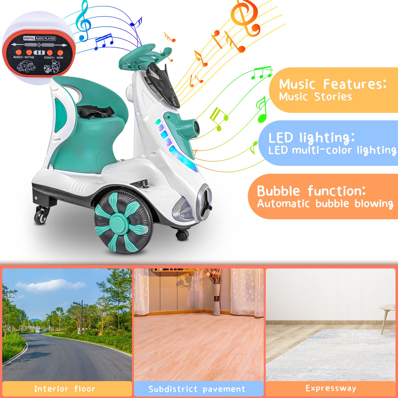 Mua 6V 4A Dual Drive Kids' Electric Vehicles,Kids' Ride on Electric ...