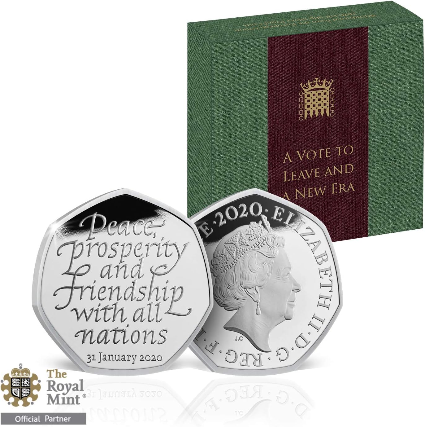 The Koin Club Brexit 50p Coin Official Royal Mint Limited Edition ...