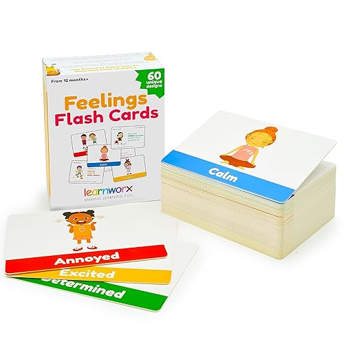 Emotion Cards for Kids, Feeling Cards Game | 60 Emotion & Feeling Flash ...