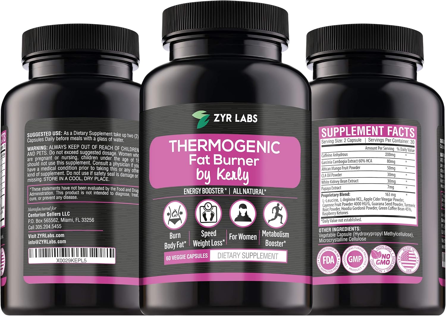 Thermogenic Fat Burner By Kerly Premium Weight Loss Diet Pills Thermogenic Fat Burner By Kerly Premium Weight Loss Diet Pills