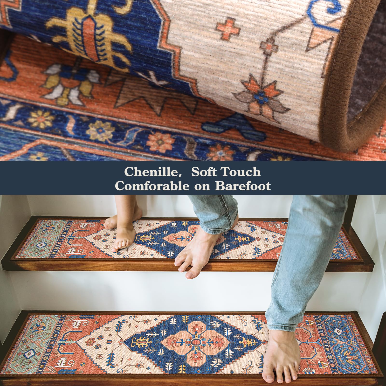 Mua Lahome Stair Treads Non Slip 15 Pack 8" X 30" Stair Treads for ...