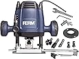 FERM Fresatrice verticale 6,8 mm - 1200W - Velocità variabile - Cavo di ...
