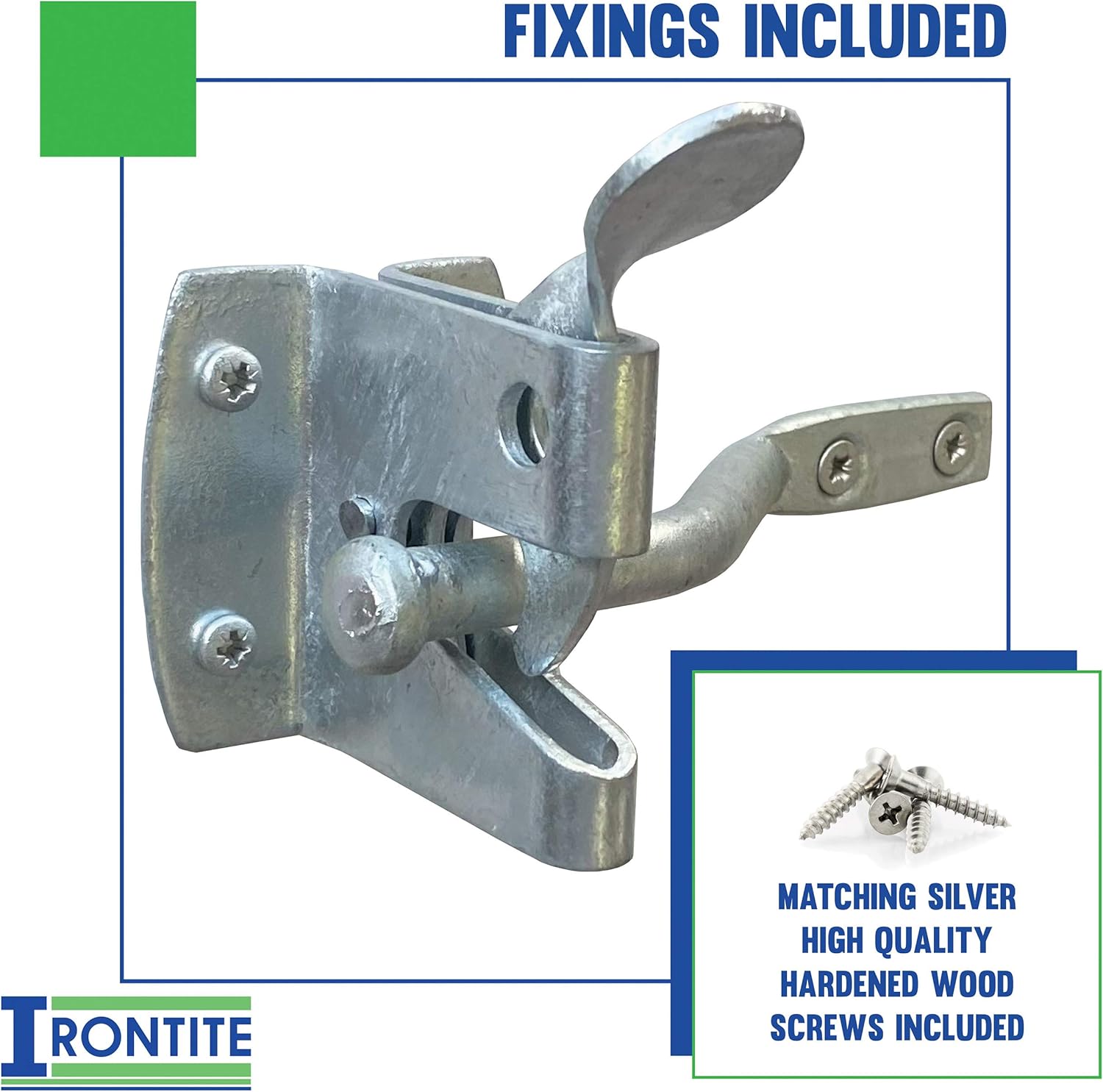 IRONTITE® Auto Gate Latch 57mm, Garden Gate Latch for Wooden Gates ...