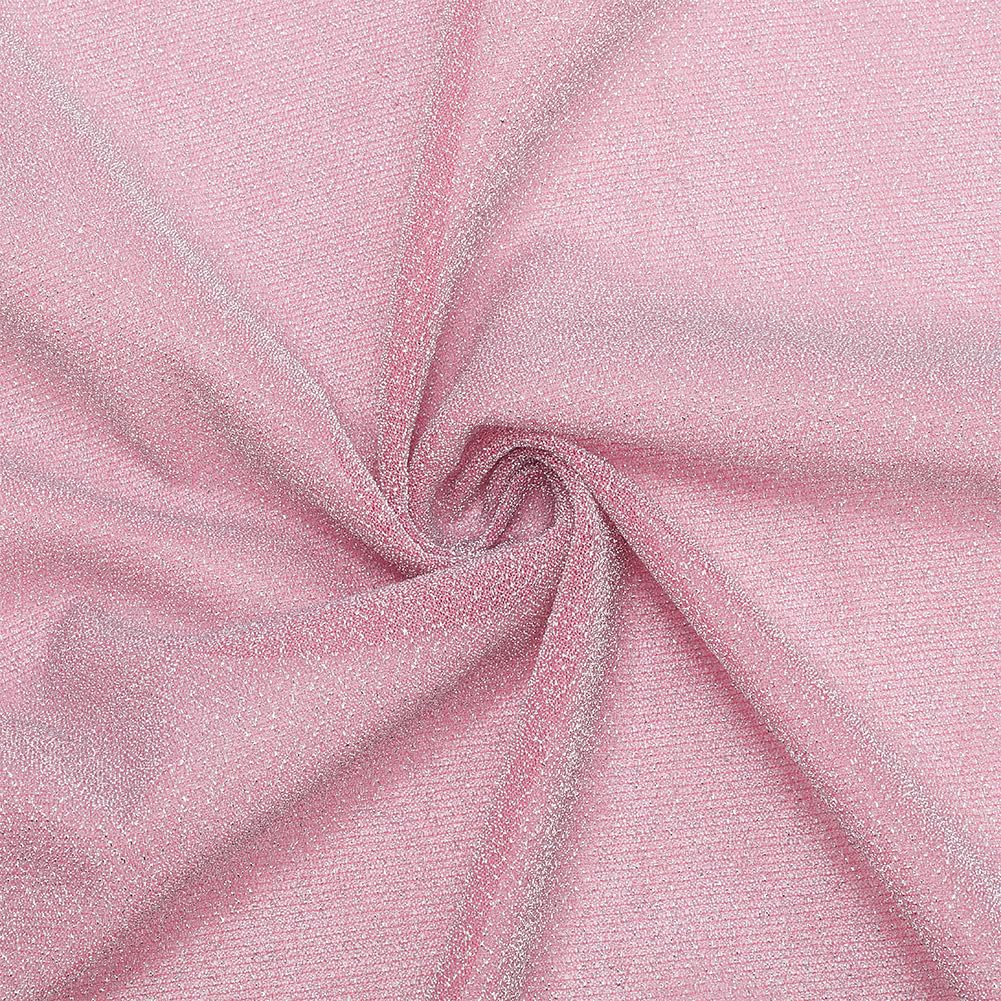 MAYJOYDIY Deep Pink Lurex Polyester Stretch Fabric 2.2yards×59inch ...