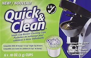 6-Pack of Cleaning Cups for Keurig K-Cup Machines - 2.0 Compatible ...