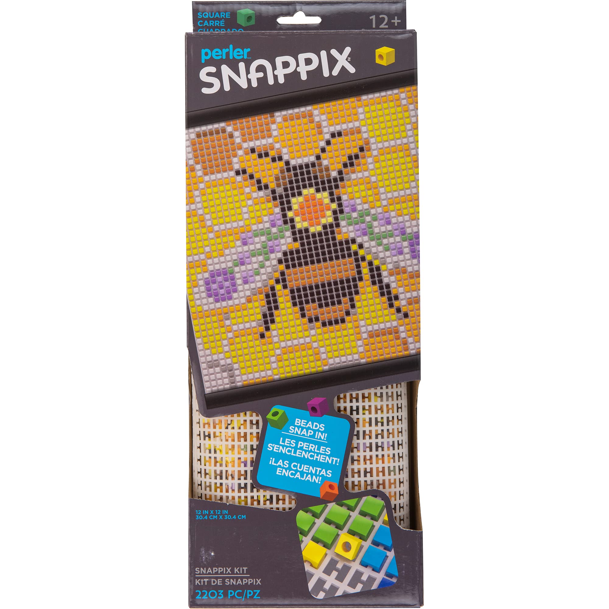 Mua Perler Folksy Bee Snappix No-Iron Fuse Bead Craft Kit for Kids, 12 ...