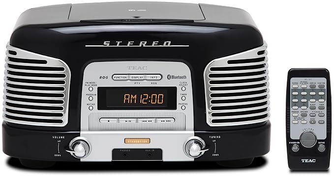 Amazon.com: Teac Retro Stereo with Cd Player Radio & Bluetooth: Home ...