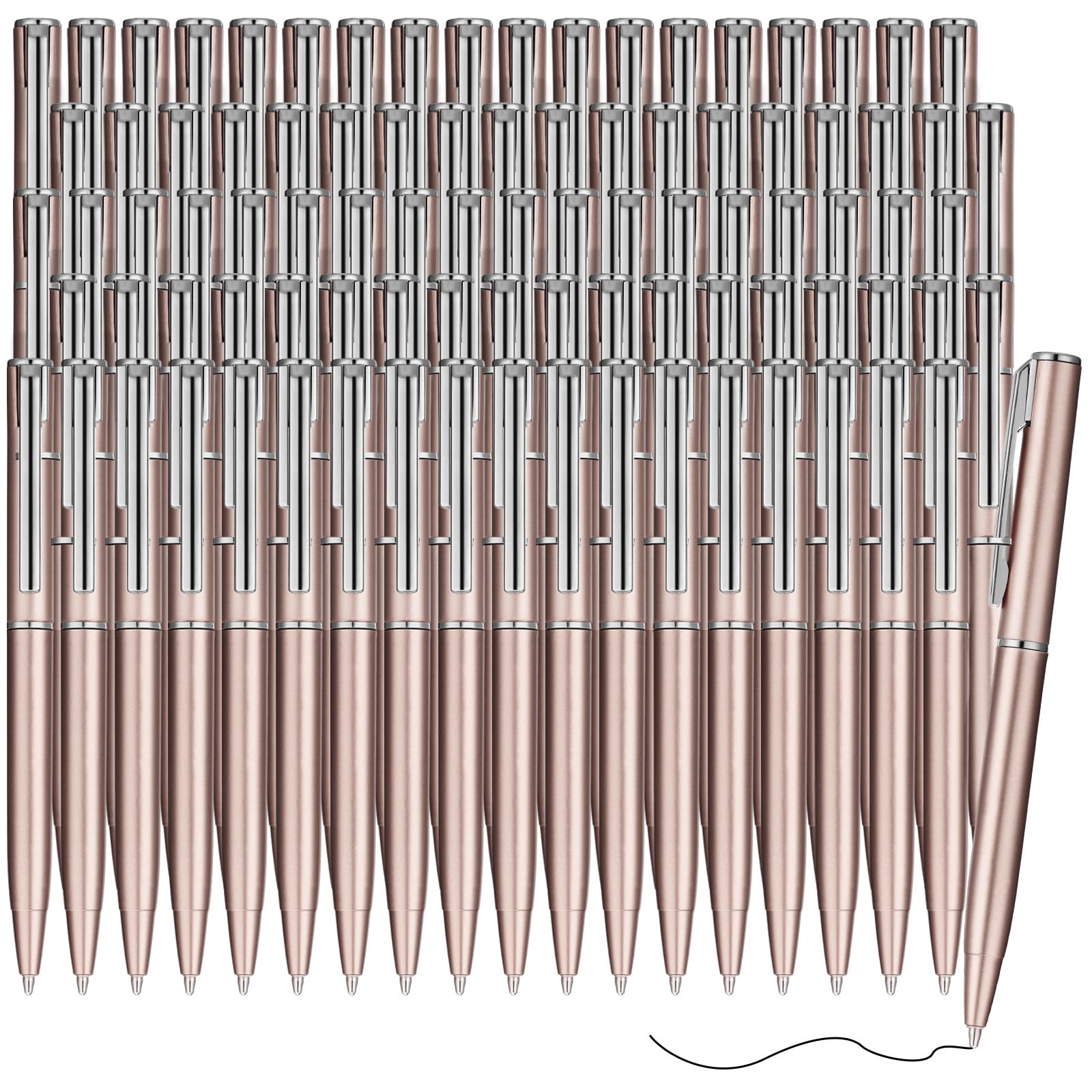 Teling 72 Pcs Small Ballpoint Pen Mini Pens Bulk 4 Inch Short Small ...