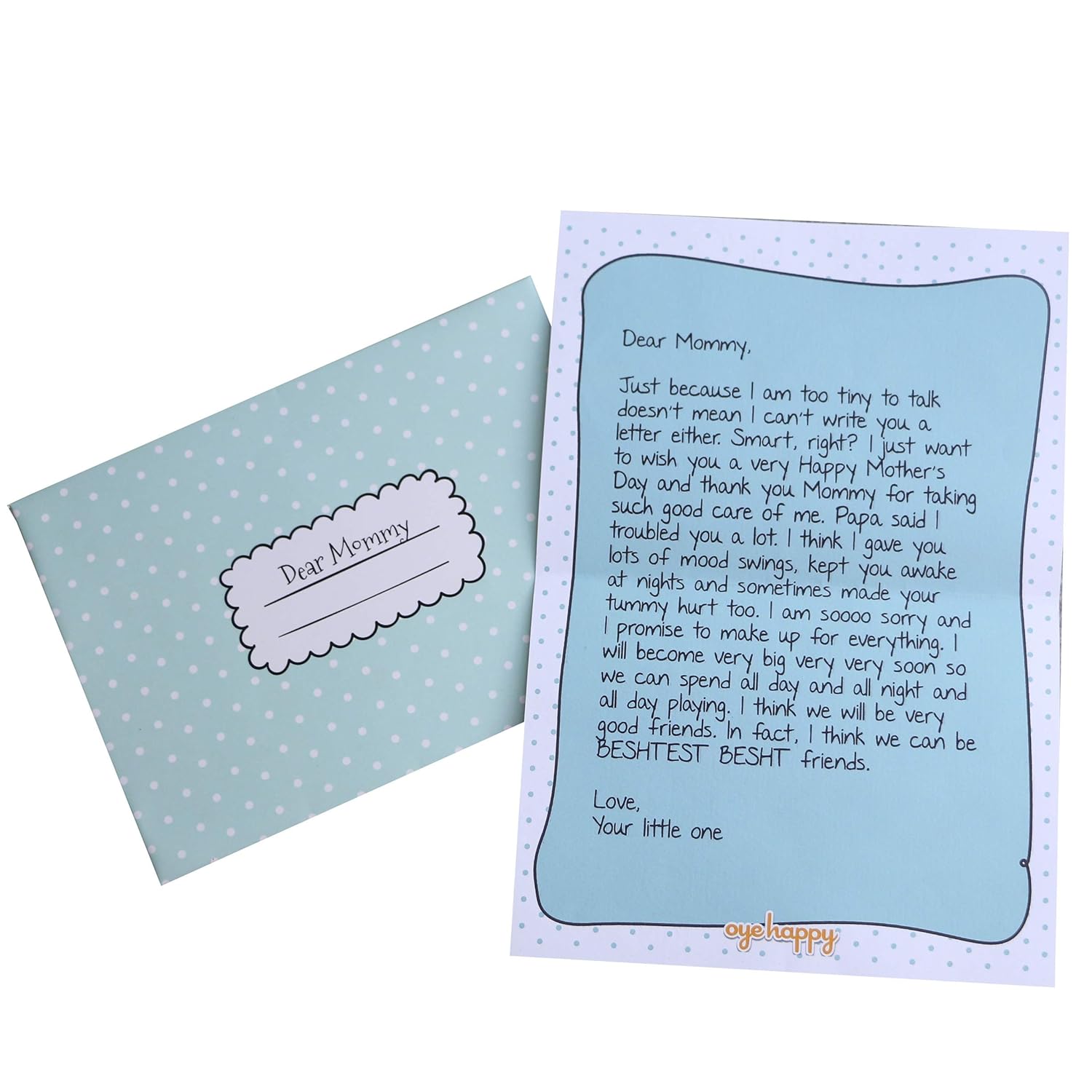 Oye Happy - Letter for New Mom - Best Message for Expecting Mothers ...