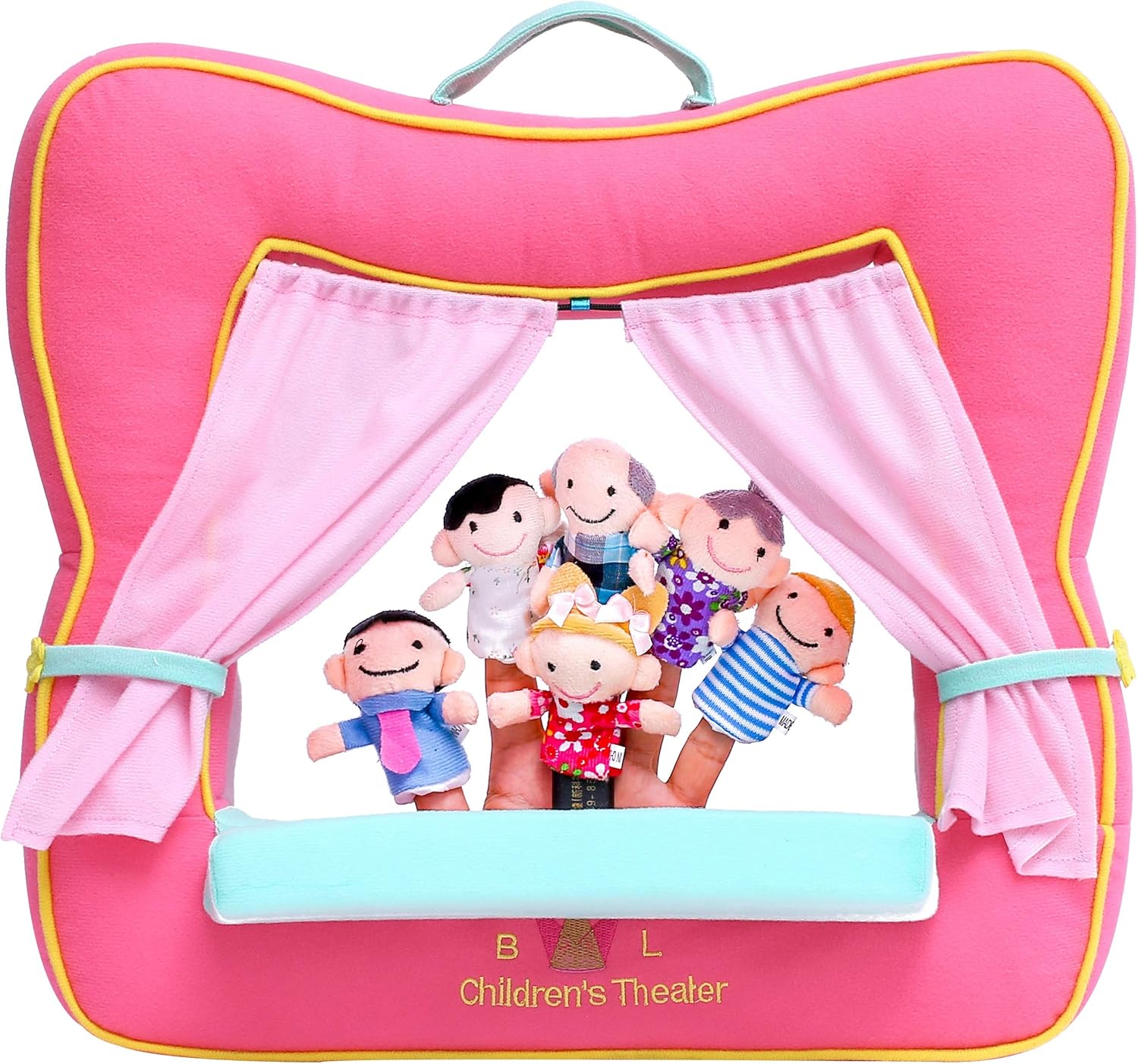 BETTERLINE Finger Puppet Theater Stage by Better Line - Set Includes 6 ...