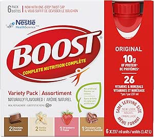 BOOST Original Variety Pack, 24 Count, 6 x 237ml: Amazon.ca: Health ...