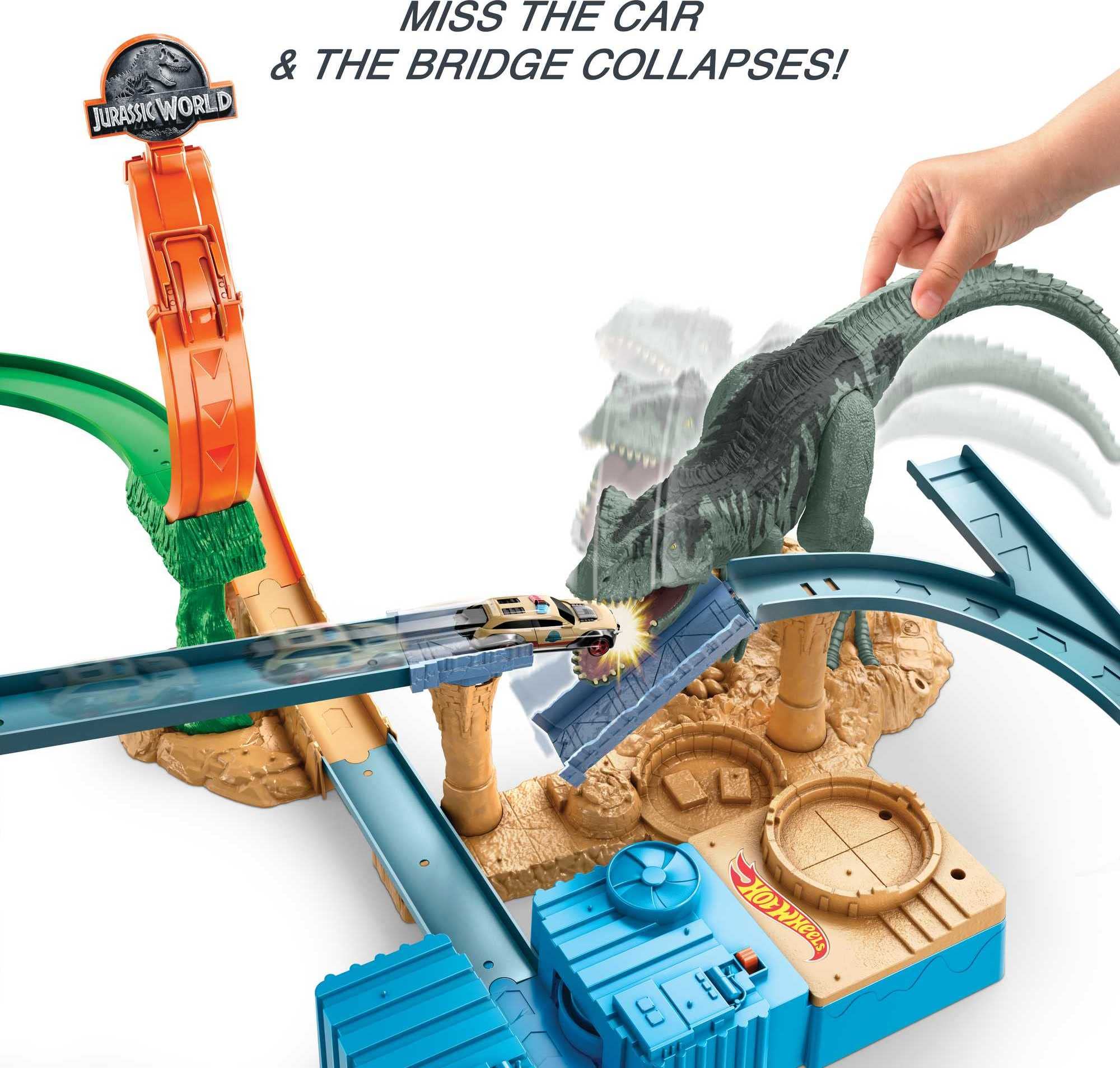 Mua Hot Wheels HJC53 Jurassic World New Ruler Track Set (Includes 1 ...