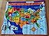 Amazon.com: Smithsonian Rug US Map Learning Carpets Bedding Play Mat ...