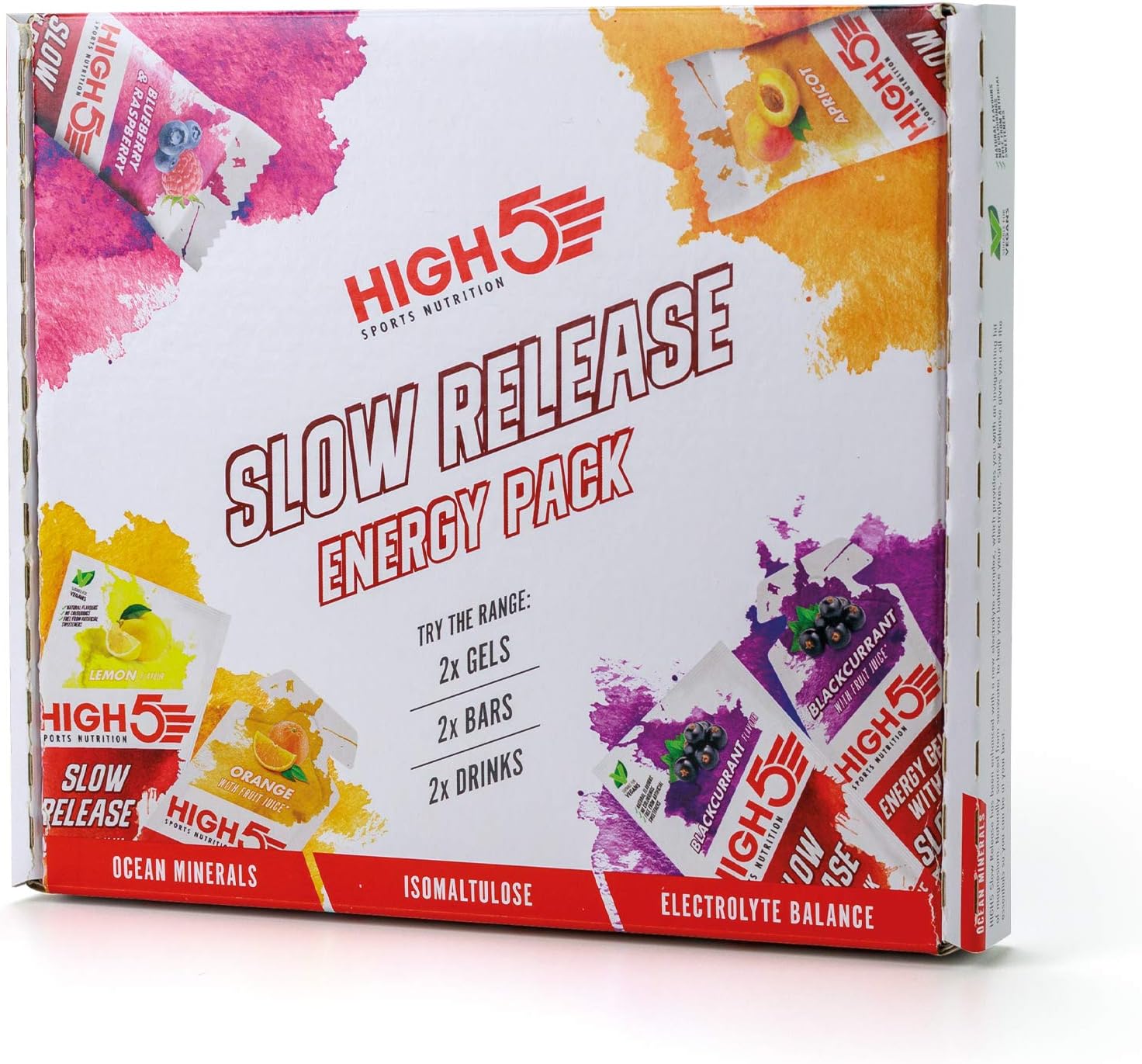 HIGH5 Slow Release Energy Pack | Low Gi Sports Energy | Enhanced with ...