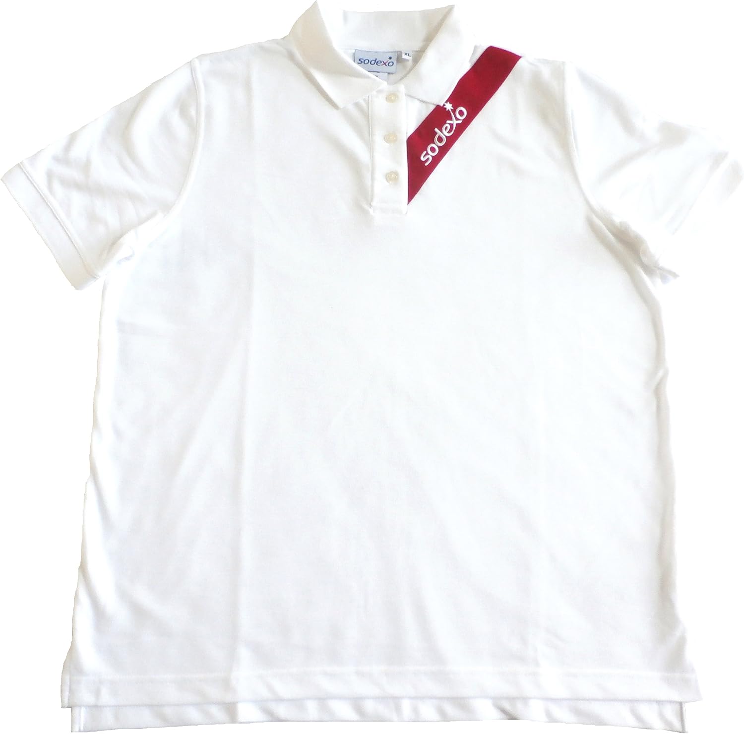 Amazon.com: Sodexo men's Polo White Short Sleeve T Shirt (Large): Clothing
