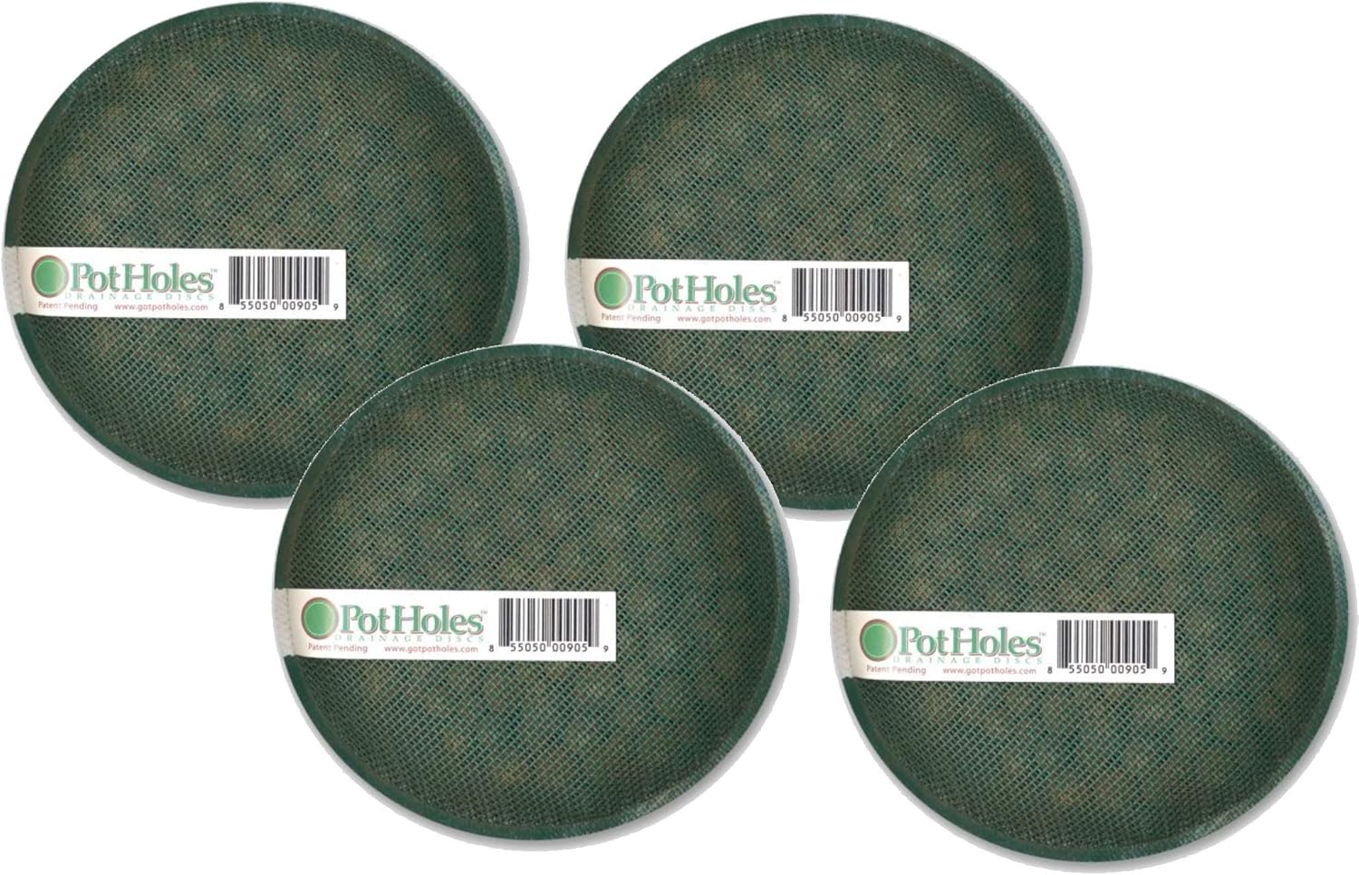 Amazon.com : PotHoles Drainage Discs - Small (4 Pack) : Garden & Outdoor