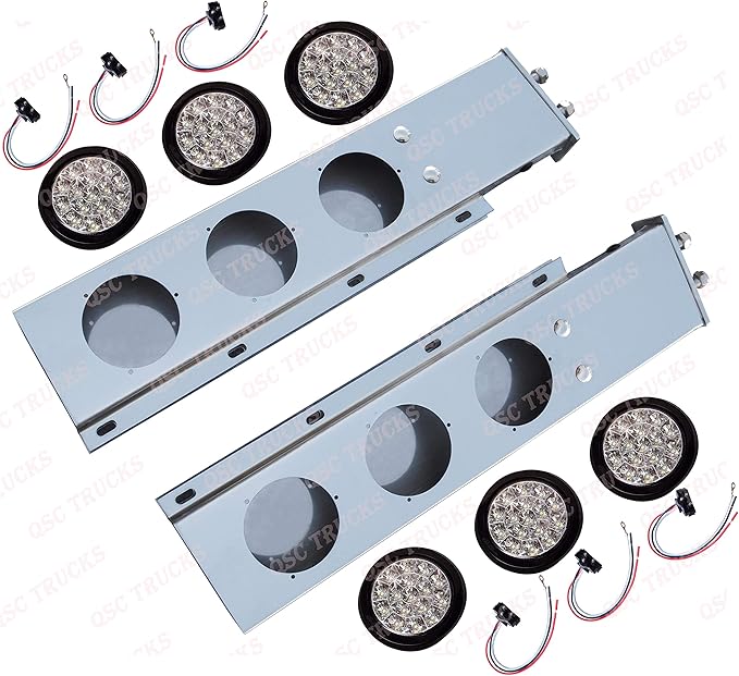 Amazon.com: QSC 2.5" Stainless Steel Spring Loaded Mud Flap Hanger Pair ...