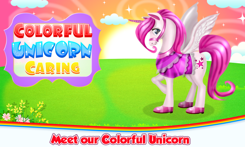 Amazon.com: Colorful Unicorn Caring : Apps & Games