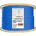 Amazon.com: Elite Cat6A Shielded Riser (CMR), 1000ft, FTP 23AWG, Solid Bare Copper, 650MHz, 10Gb ...