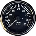 Amazon.com: Veethree Tachometer Magnetic Pick Up, Black Dial/Chrome ...