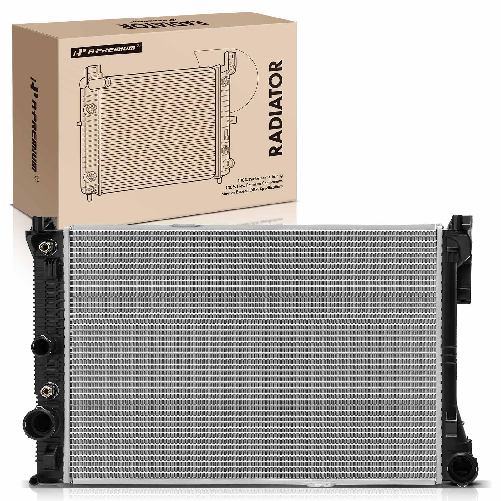 A-Premium Engine Coolant Radiator Assembly with Transmission Oil Cooler ...
