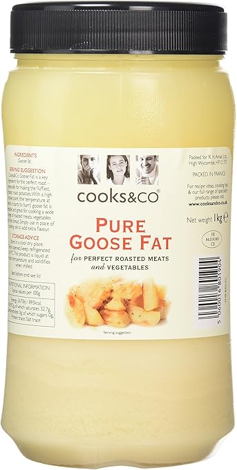 Cooks & Co Goose Fat 1.2 Litre (Pack of 2): Amazon.co.uk: Grocery