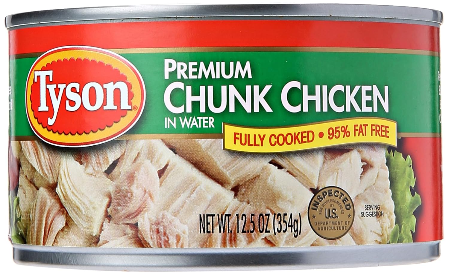 Amazon.com : Tyson Foods Premium Chicken Chunk in Water, 12.5 oz ...