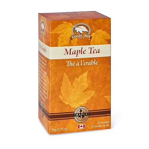 Canada True Maple Tea 25 Tea Bags, 50g (1.75oz), Product of Canada in ...