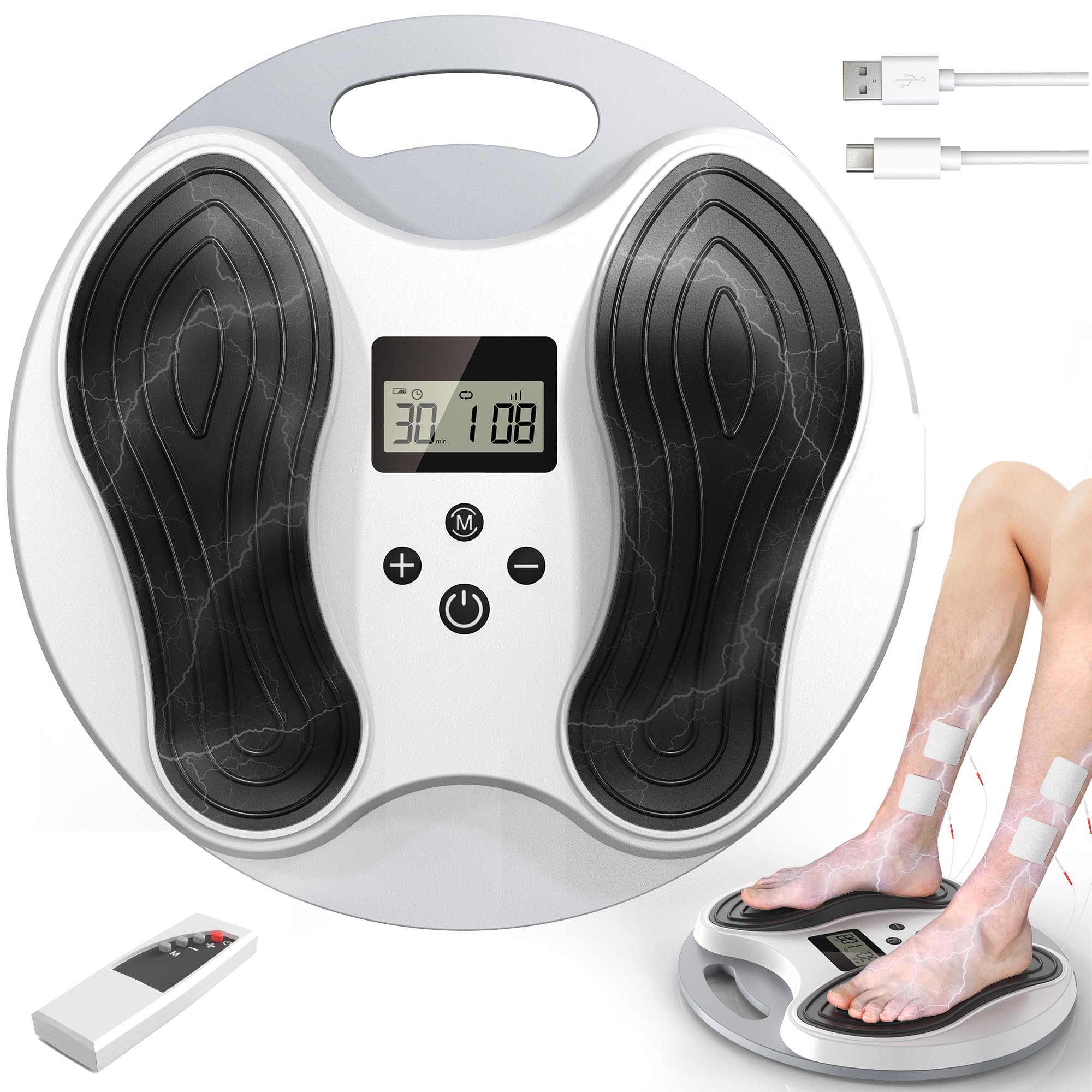 Ems Foot Massager For Neuropathy Relief Tens Ems Foot Nerve 9652