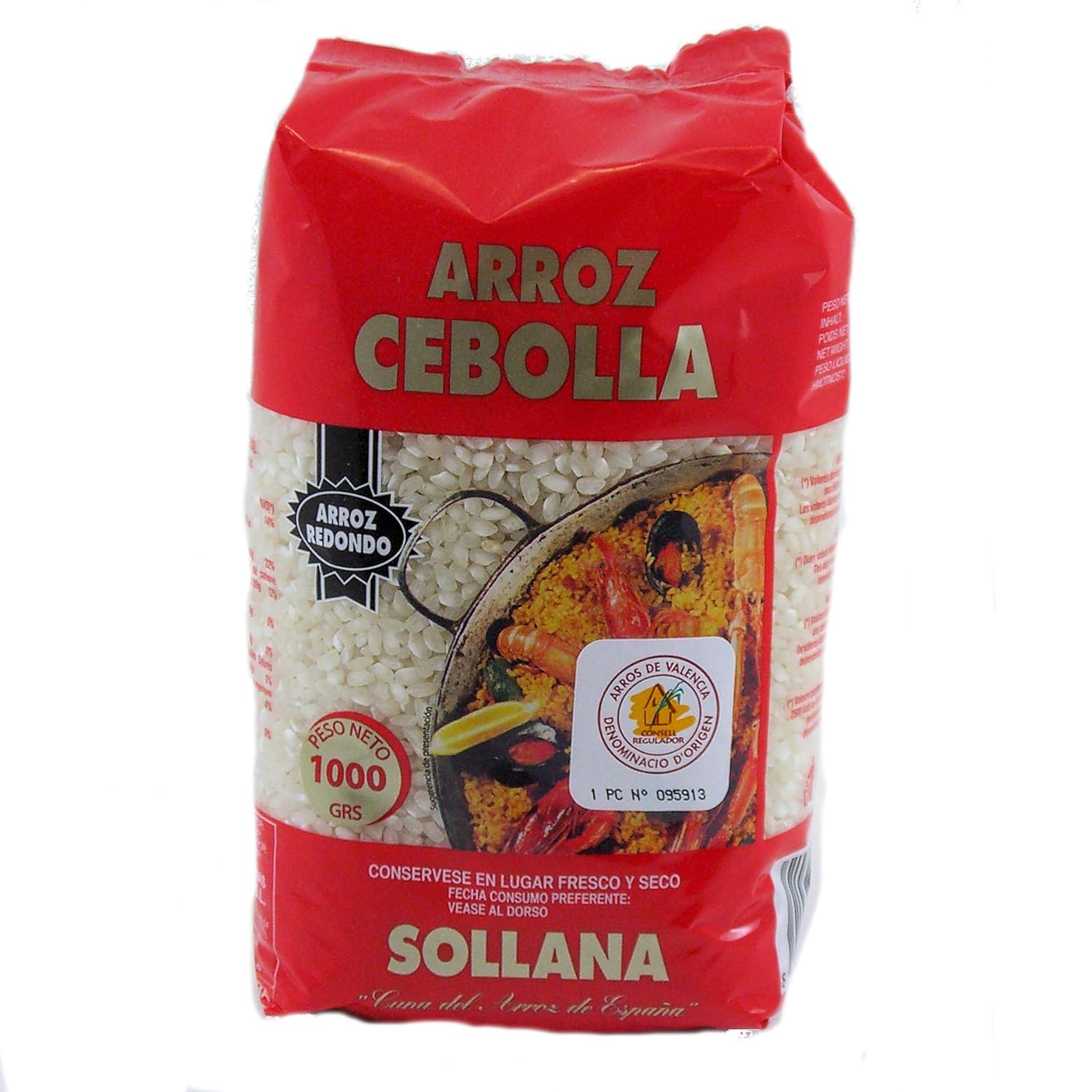 Amazon.com : Paella Rice Valencia DO 2.2 pounds by SpanishFeast ...