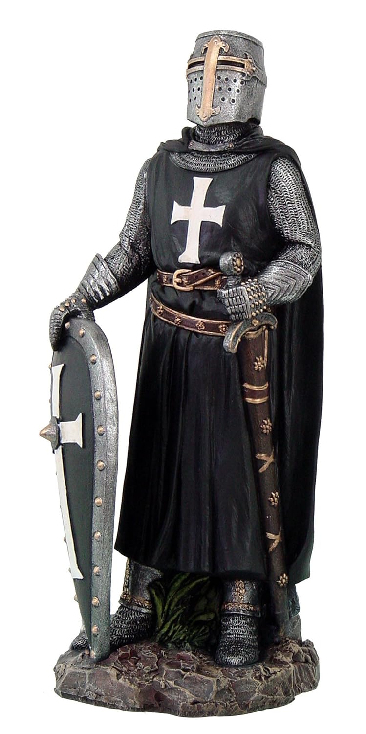 Amazon.com: Pacific Giftware Crusader Knight in Full Shield and Sword ...