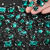 Amazon.com: 156 Pieces Sew on Rhinestones Claw Flatback Crystal ...